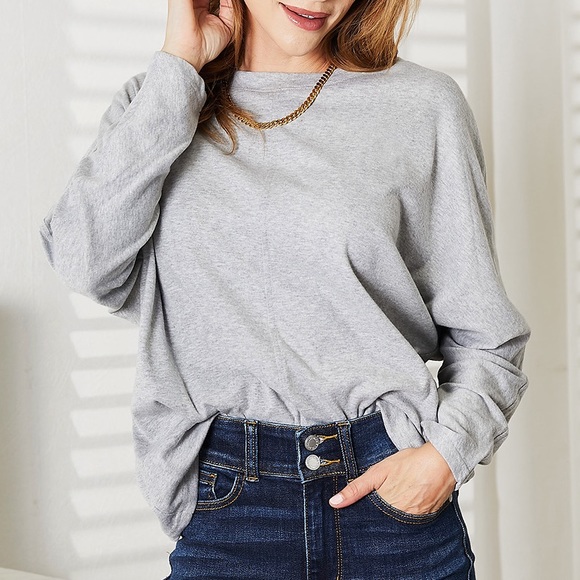 Double Take | Tops | New Double Take Plus Size Exposed Seam Detail ...